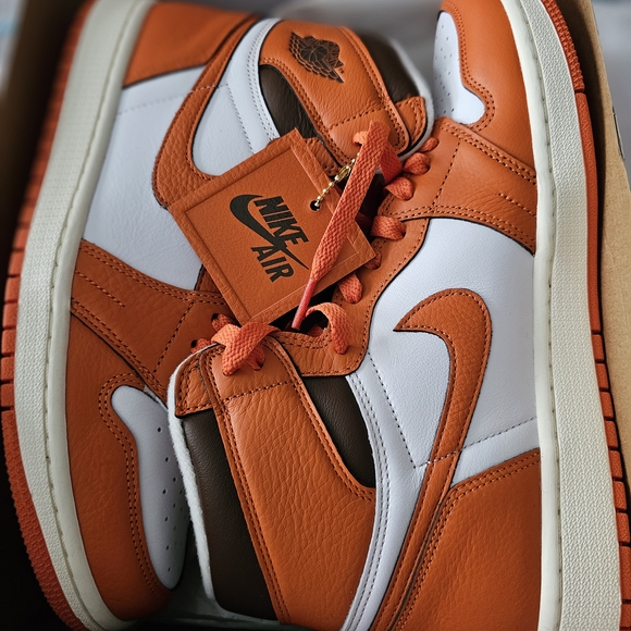 Nike | Shoes | Nike Air Jordan One Starfish Mens Orange And White ...